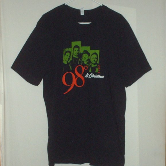98 Degrees | Shirts | 98 At Christmas 28 Tour Doublesided Tshirt | Poshmark